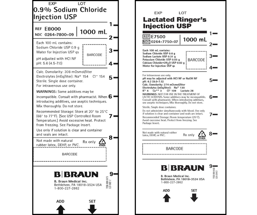 B. Braun Medical Issues Voluntary Nationwide Recall of Lactated Ringer ...
