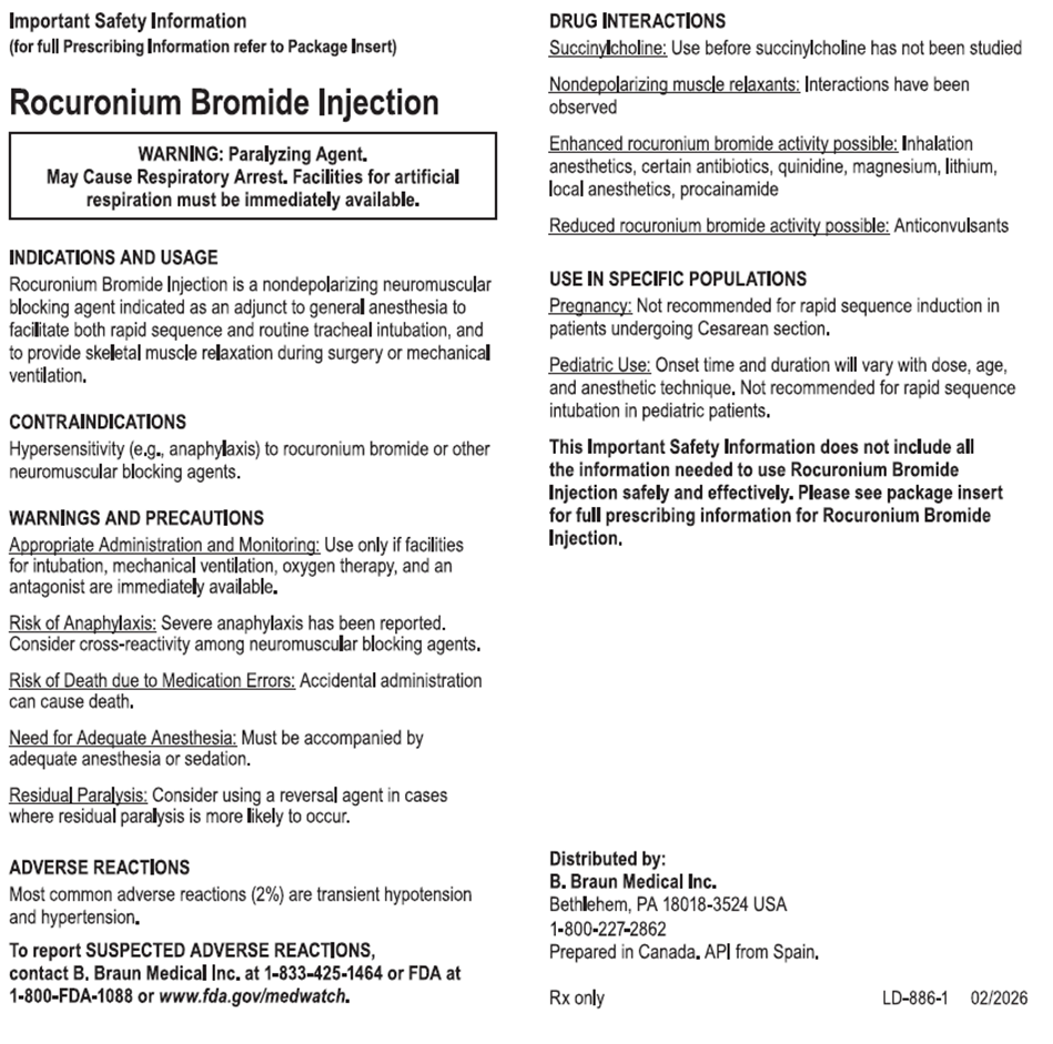B. Braun Launches Rocuronium Bromide Injection in a Room-Temperature ...