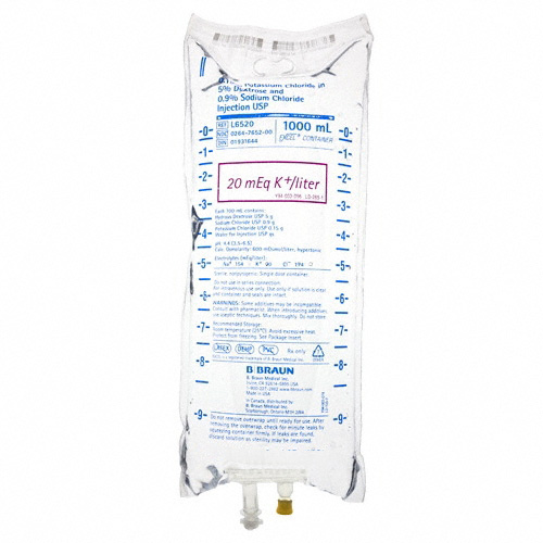 Potassium Chloride in 5% Dextrose and 0.9% Sodium Chloride Injections