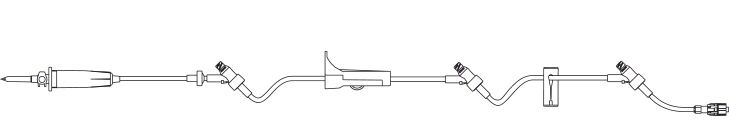 Primary Gravity IV Set with 3 CARESITE® Injection Sites