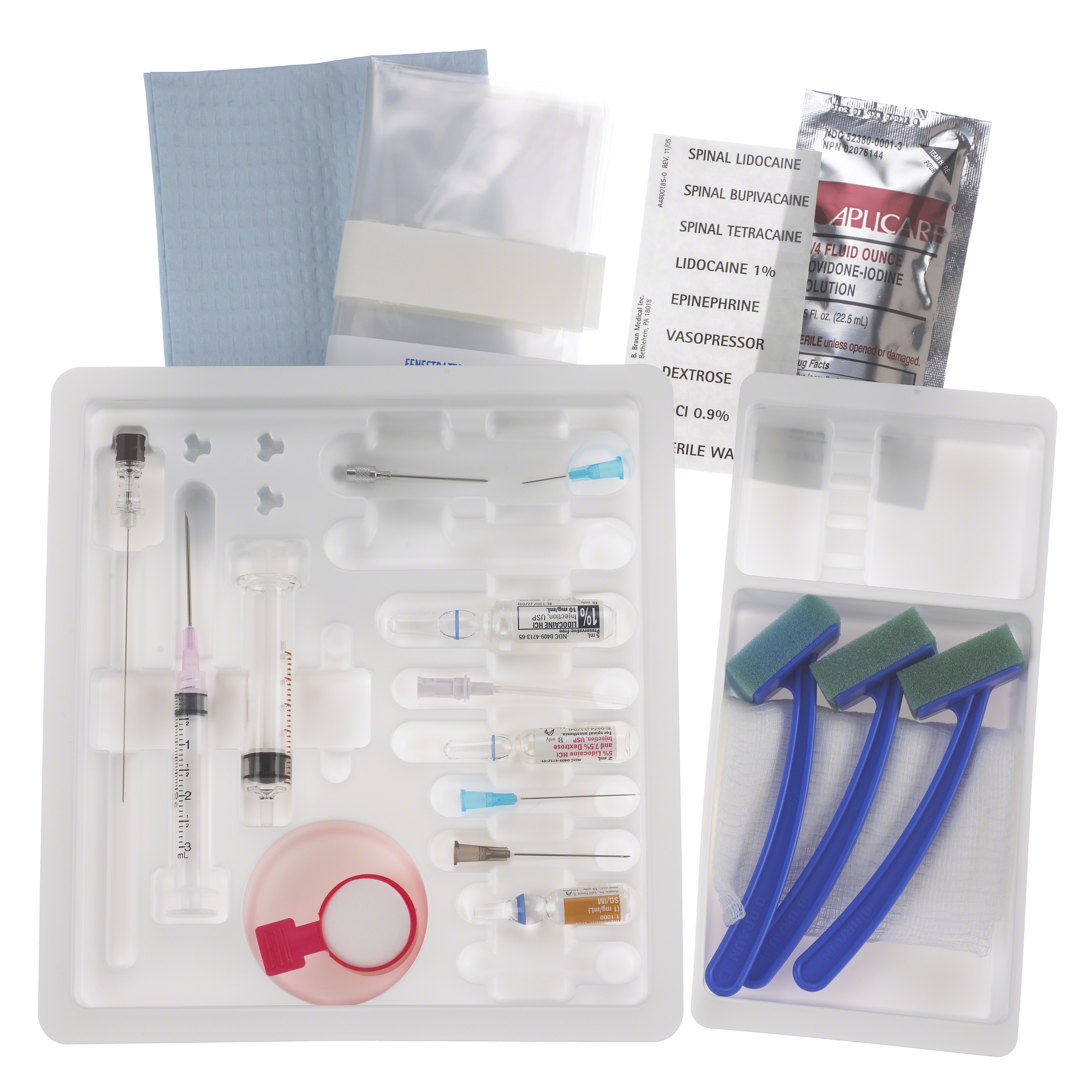 Spinocan® Spinal Anesthesia Trays