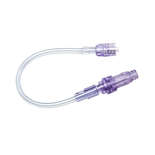 CARESITE® Positive Displacement Needleless Connector with 8" Bonded ...