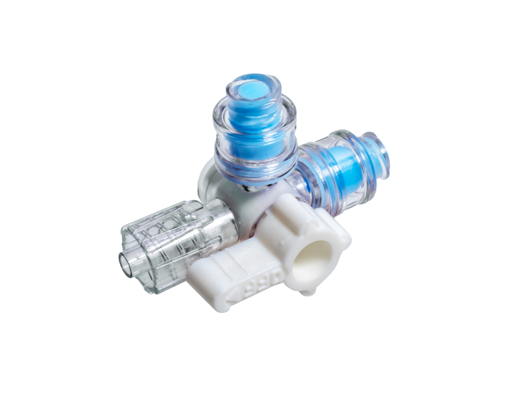 ULTRAPORT™ High-Flow 4-Way Stopcock with Dual Valve Port