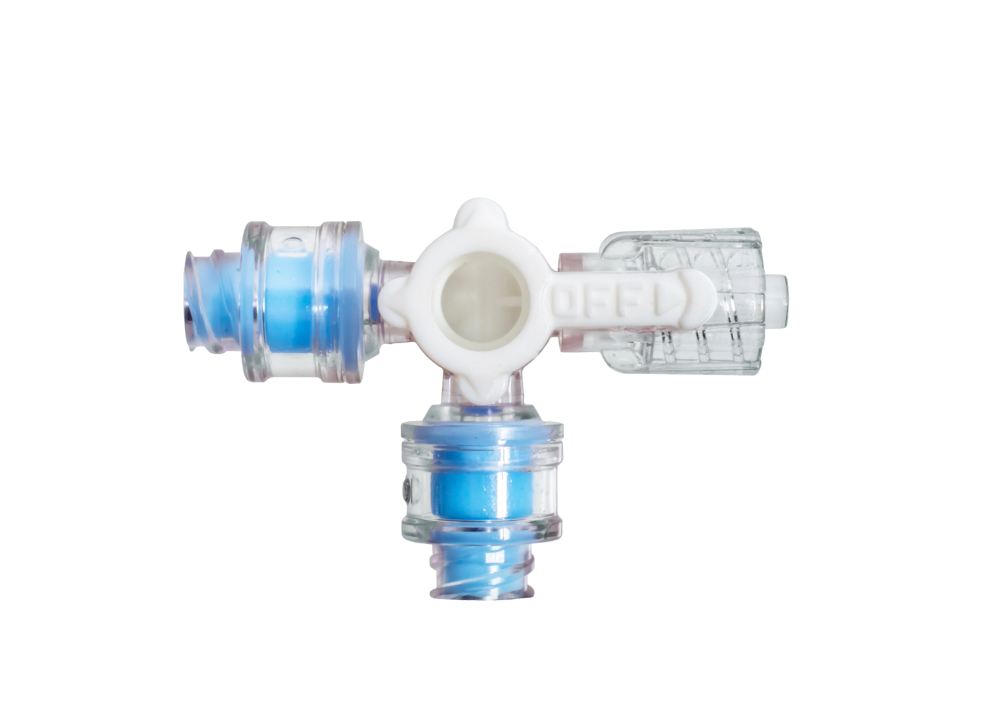 ULTRAPORT™ High-Flow 4-Way Stopcock with Dual Valve Port