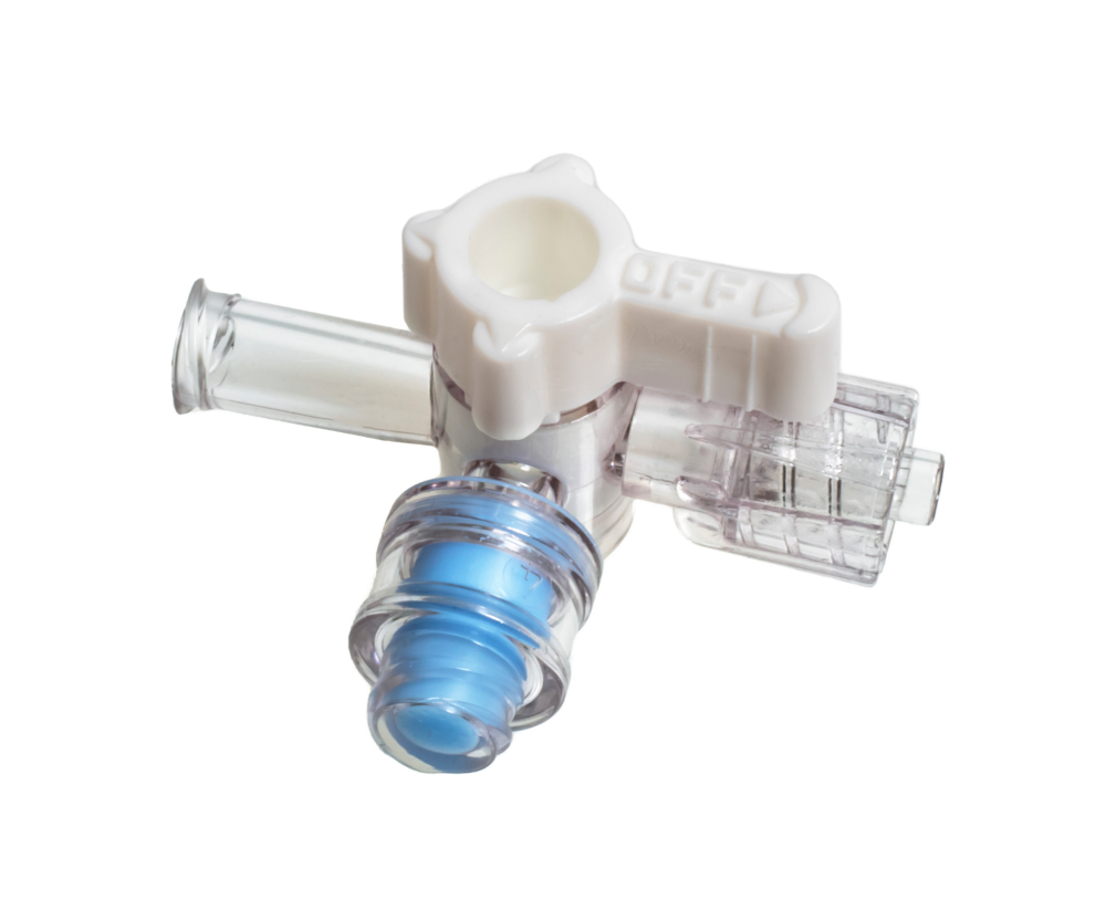 ULTRAPORT™ High-Flow 4-Way Stopcock with Single Valve Port