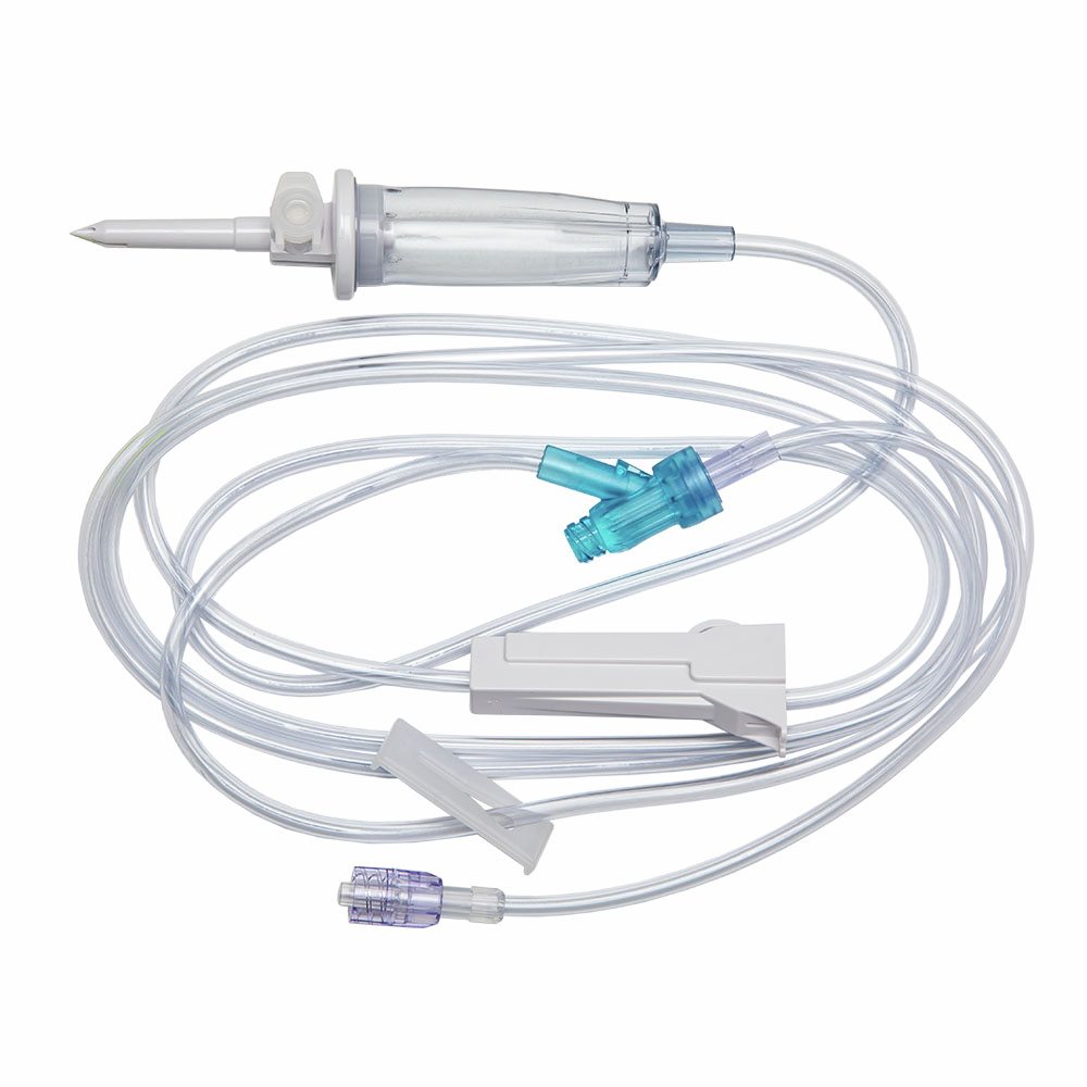 Primary Gravity IV Set with 1 SafeDAY™ Injection Site
