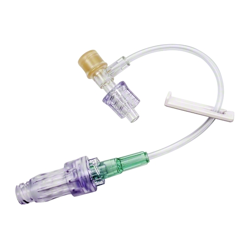 CARESITE® Needleless Connector, 6" Small Bore T-port Extension Set