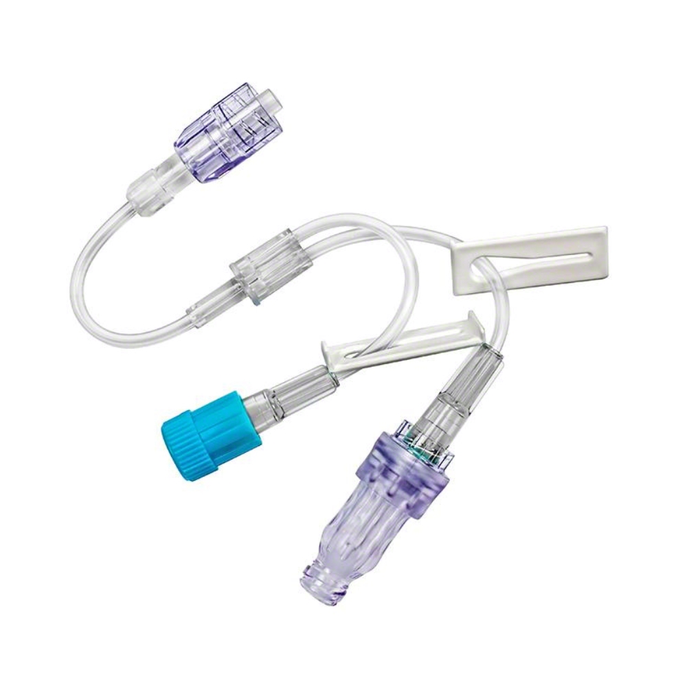 CARESITE® Needleless Connectors, 7" Bifurcated Small Bore Extension Set
