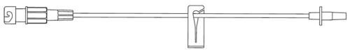 Microbore Extension Set with SafeLine® Split Septum Injection Site